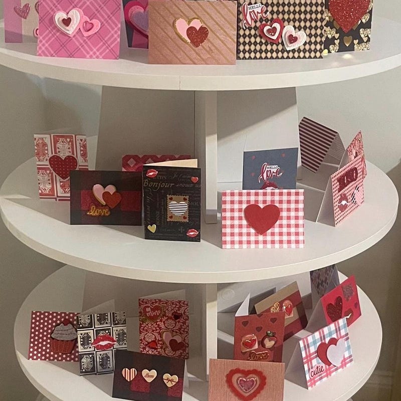 Mini Valentine Cards - Etsy