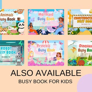 Busy Book mermaid Theme I Interactive Learning Activities for Toddlers ...