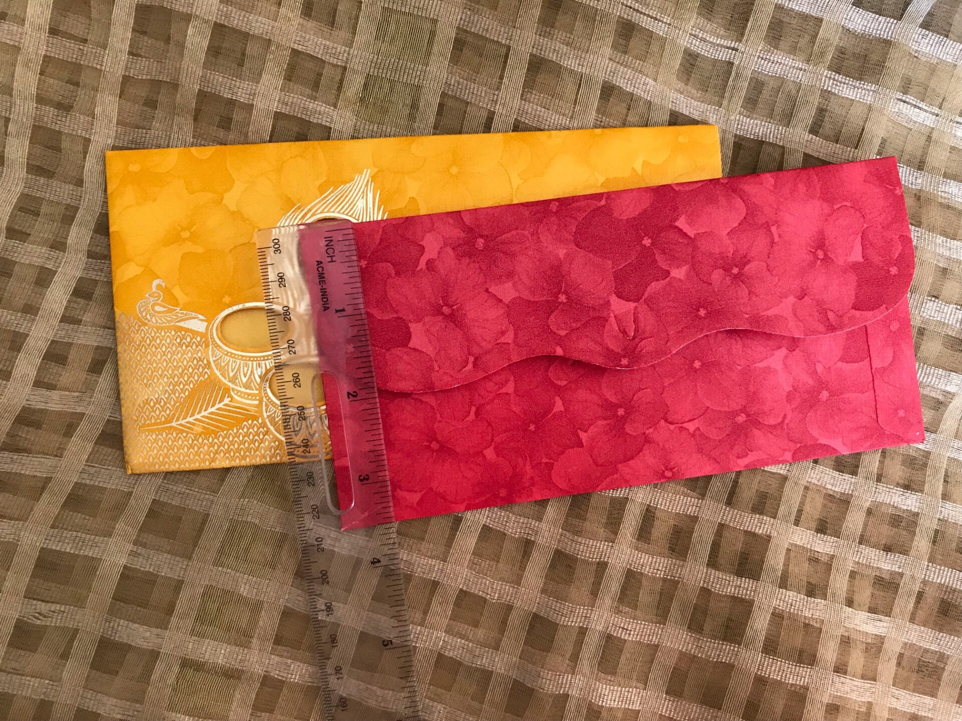 Very Thick Cardstock Pack of 5 Cash Envelopes, Wedding Cash Envelope ...