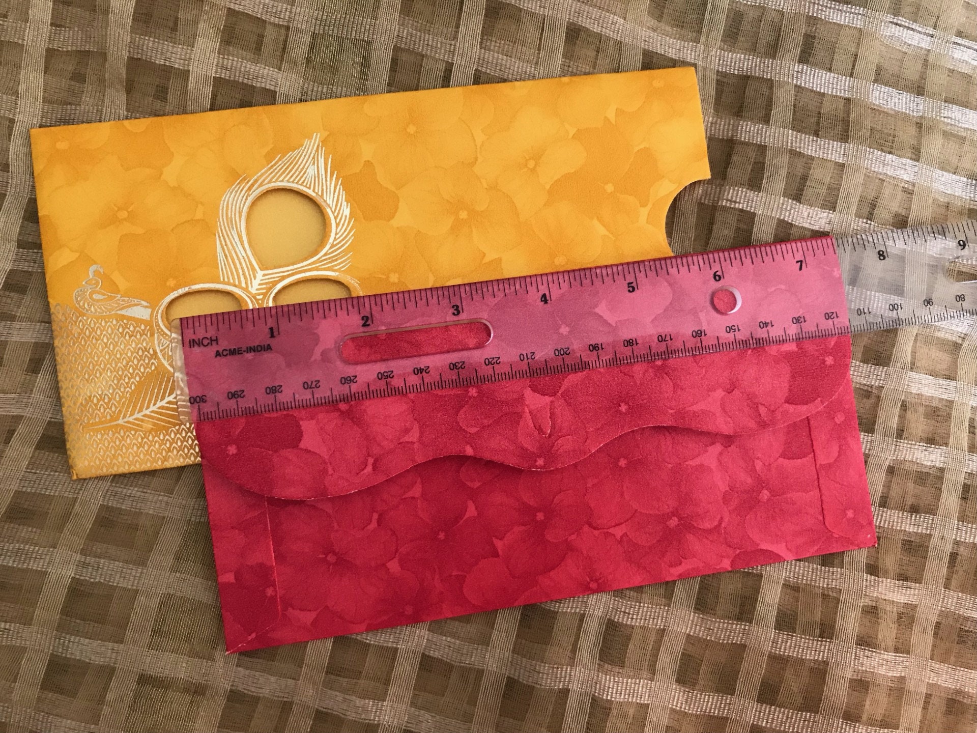 Very Thick Cardstock Pack of 5 Cash Envelopes, Wedding Cash Envelope ...
