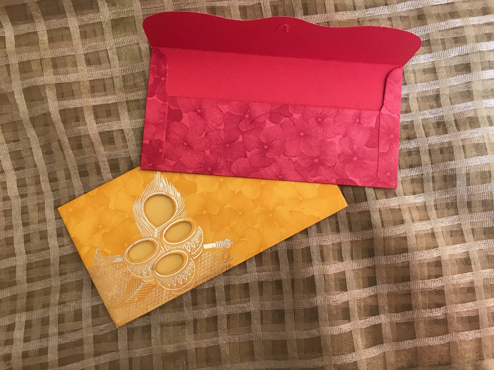 Very Thick Cardstock Pack of 5 Cash Envelopes, Wedding Cash Envelope ...