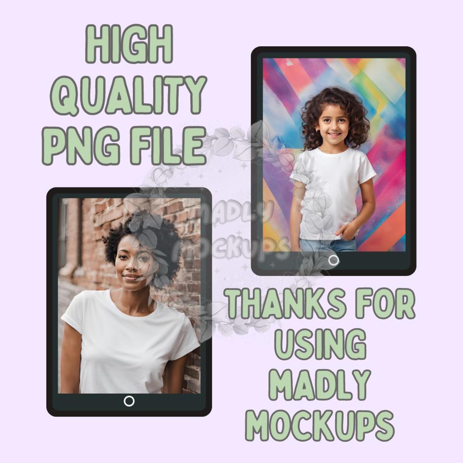 Child Wearing White T-shirt on Funky Background Mock-up Simple Tee Mock ...