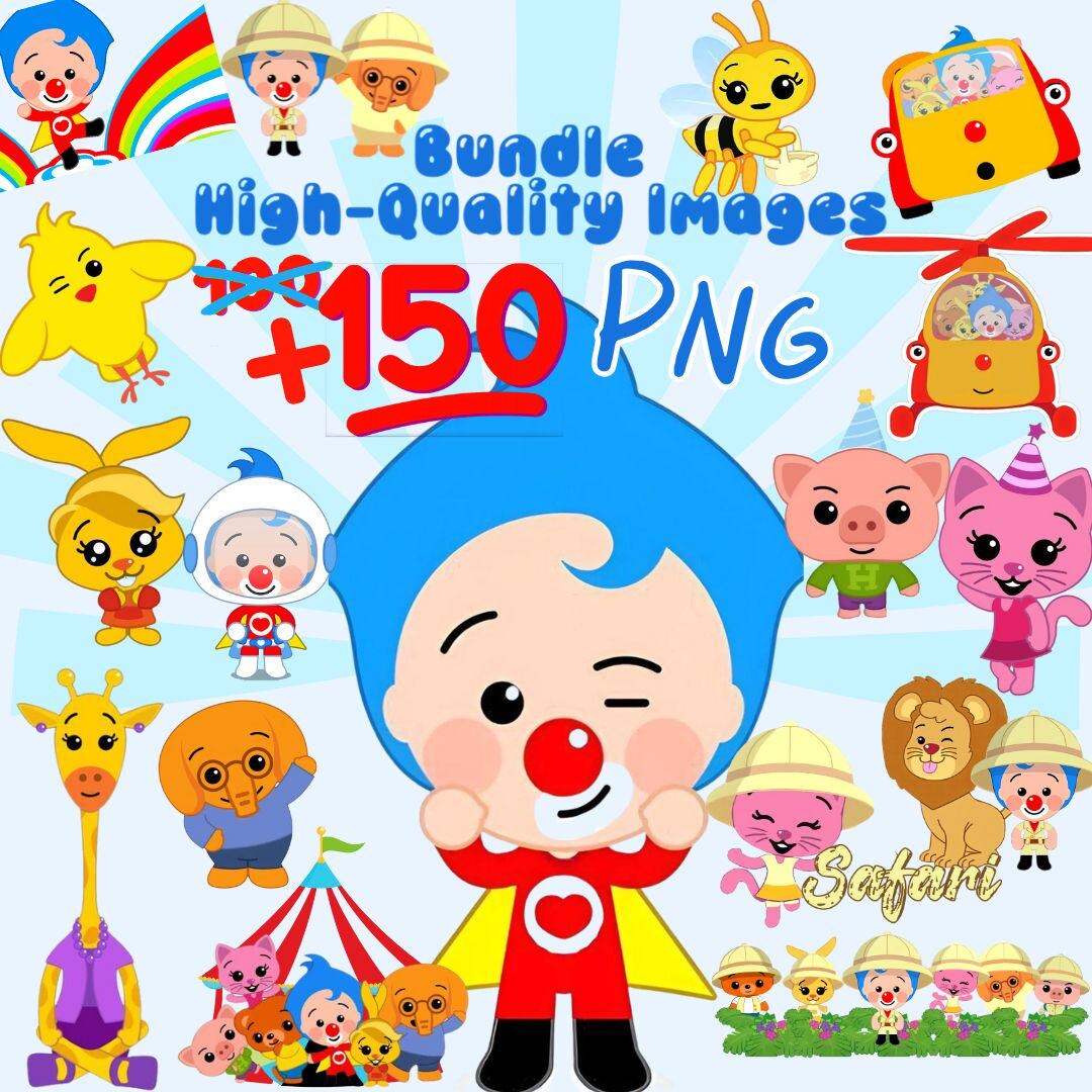 Plim Plim +150 images PNG, digital stickers, instant digital download ...