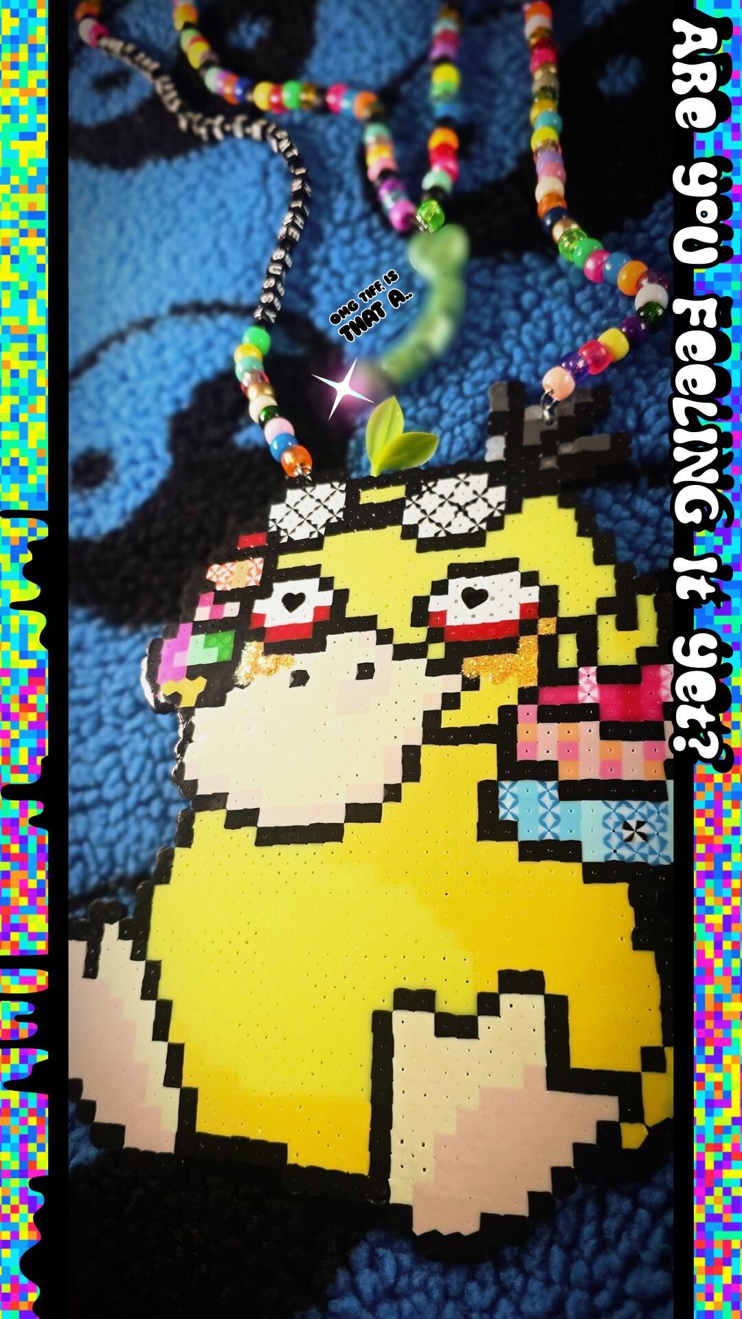 FEELING IT YET Giant Perler Necklace for Your Festiebestie Bass Hits ...