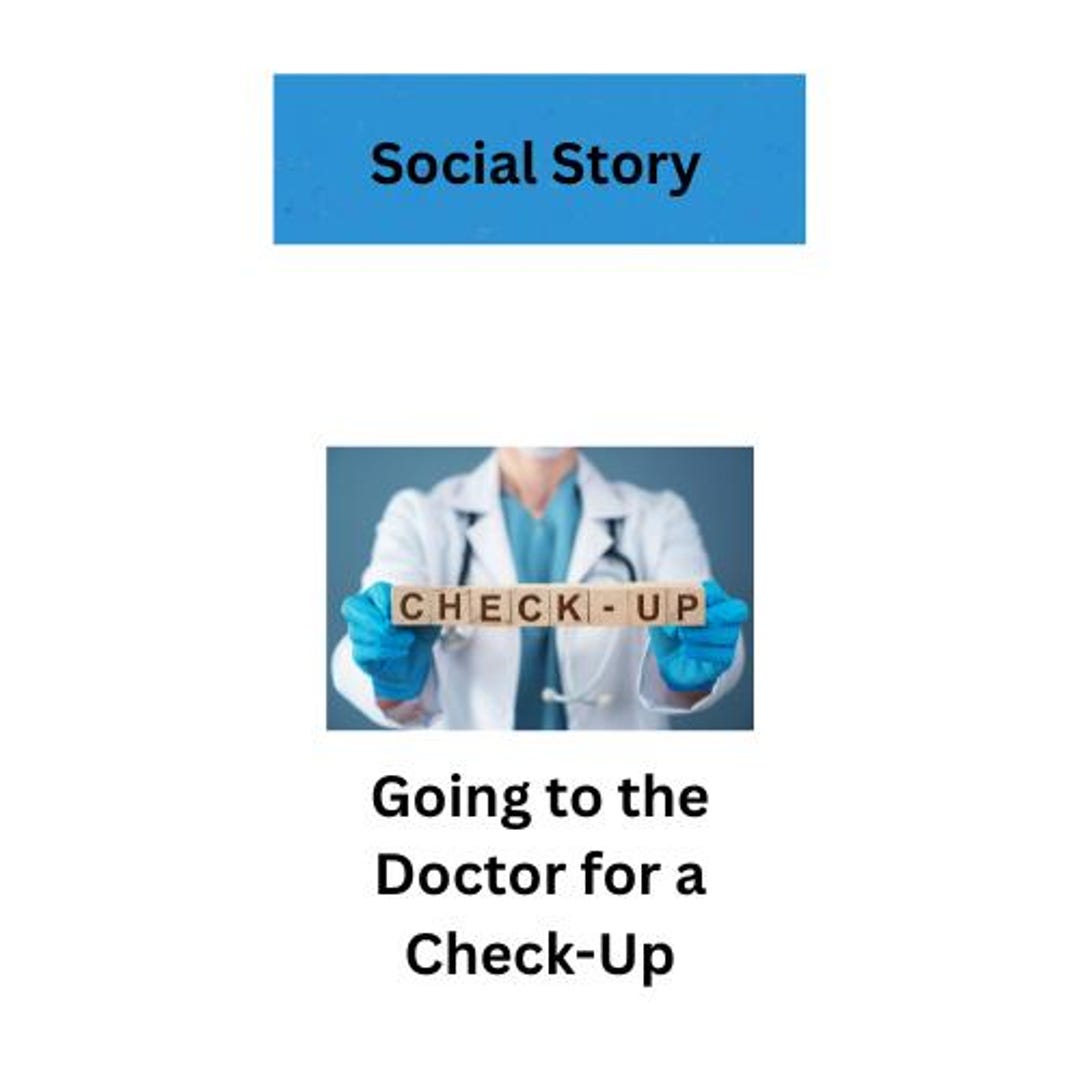 Doctor Social Story Created for Neurodivergent Children, Children W/asd ...