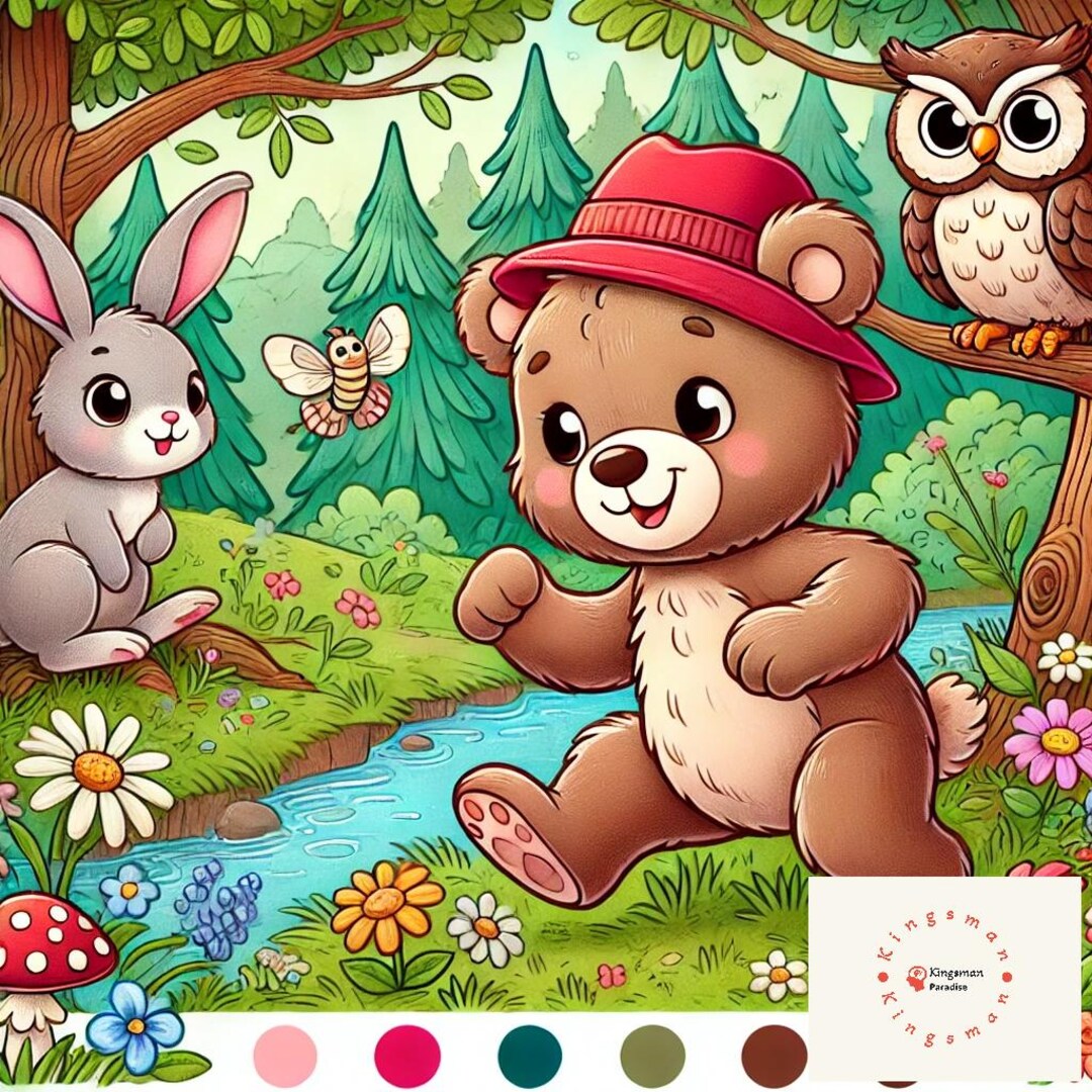 Cute Friends Coloring Page Printable Coloring Page for Kids - Etsy