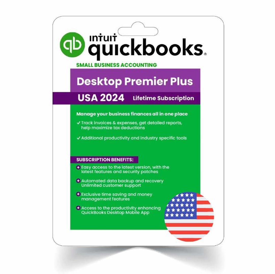 Quickbooks Desktop Premier Plus 2024 Official License Key Lifetime ...