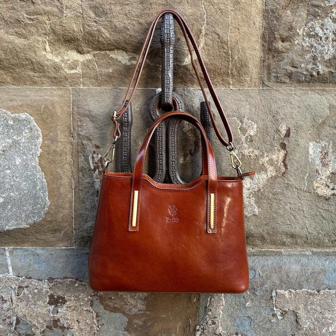 Italian Leather Bag Handmade Shoulder Bag in Tote ,tote Bag Made in ...