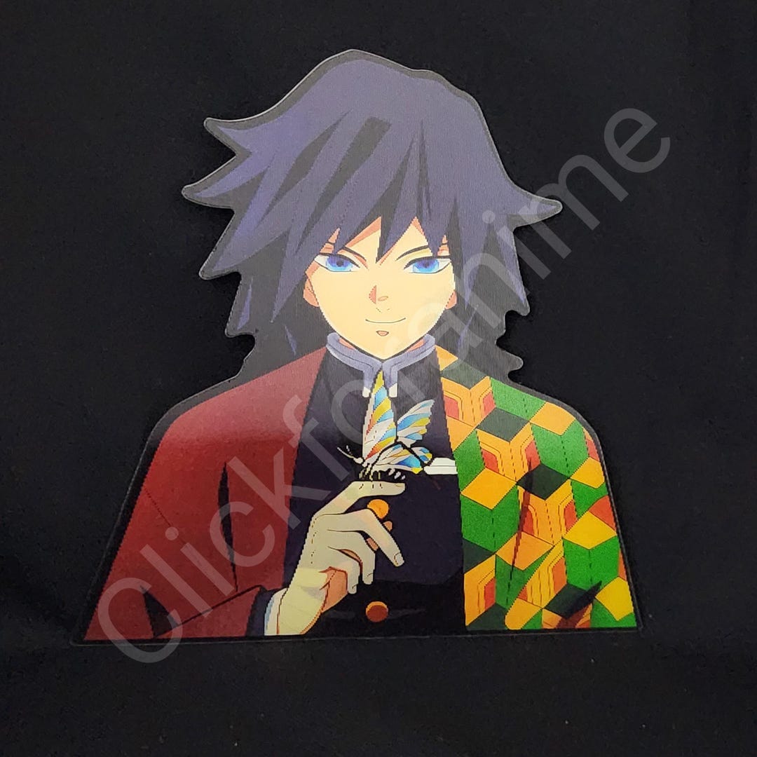 Giyu Tomioka 3D Motion Moving Sticker Lenticular Anime Manga Decal - Etsy