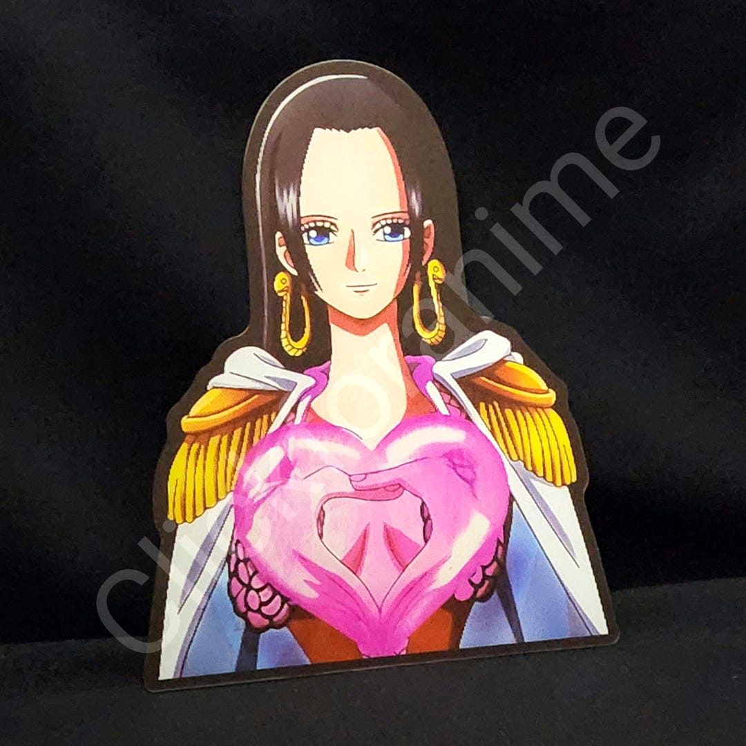 One Piece: Boa Hancock 3D Moving Car Laptop Sticker Anime Manga ...