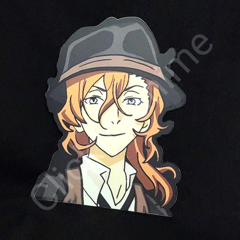 Bungo Stray Dogs: Chuya Nakahara 3D Moving Sticker Anime Lenticular ...