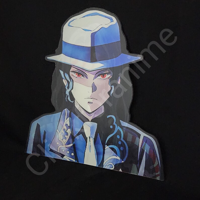 Demon Slayer: Muzan Kibutsuji 3D Moving Sticker Lenticular Anime Manga ...