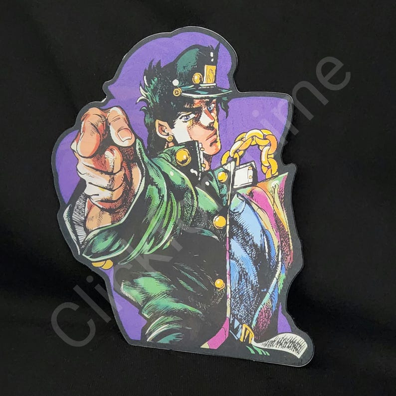 Jojo's Bizarre Adventure: Jotaro Kujo 3D Moving Sticker Anime ...
