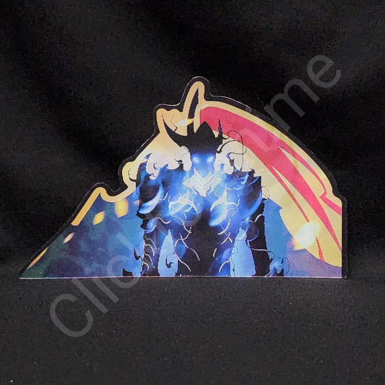 Solo Leveling Sung Jin-woo 3D Moving Sticker Lenticular Decal Detailed ...