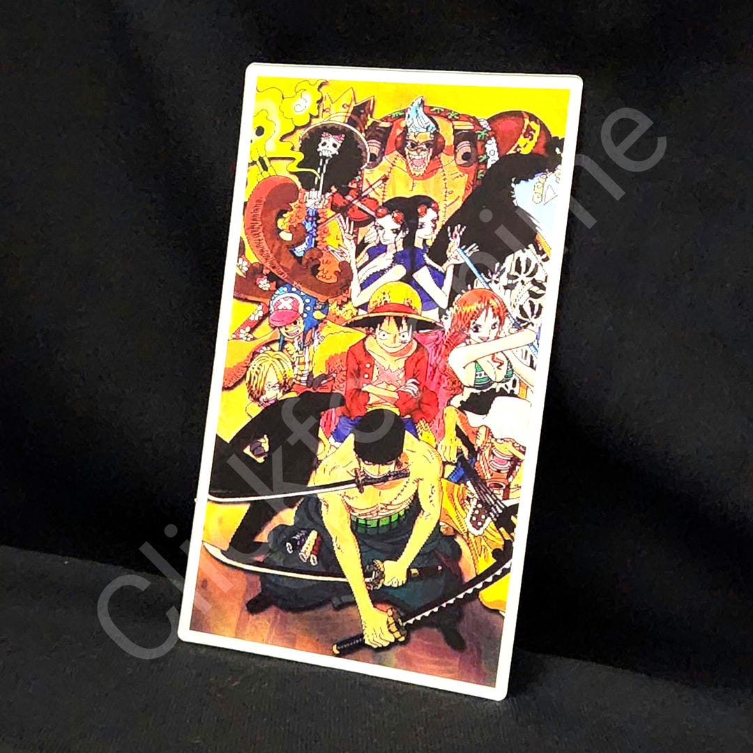Zoro Luffy Team 3D Moving Sticker Anime Lenticular Car Decal - Etsy
