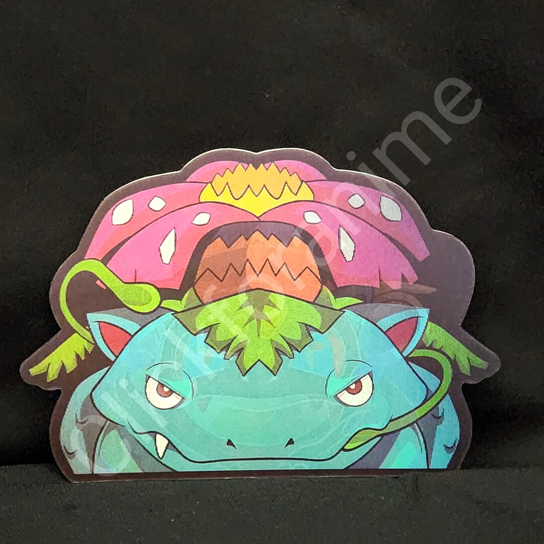 Bulbasaur Ivysaur Venusaur 3D Moving Sticker Lenticular Decal - Etsy
