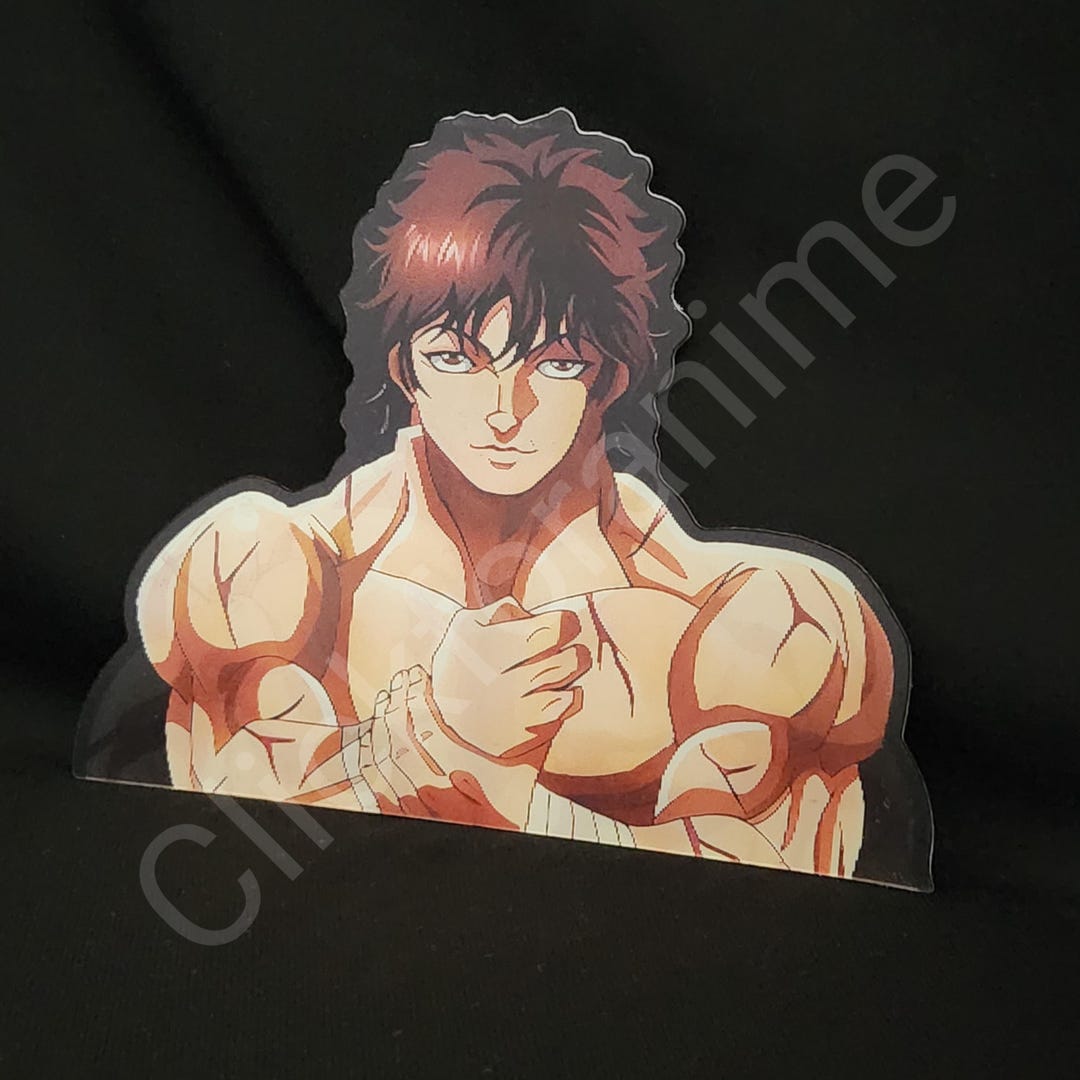 Baki the Grappler 3D Moving Sticker Anime Lenticular Decal - Etsy