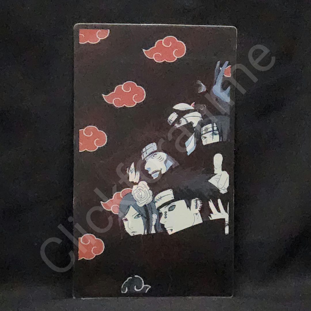 Naruto Shippuden: Akatsuki Cloud 3D Moving Sticker Lenticular Car ...