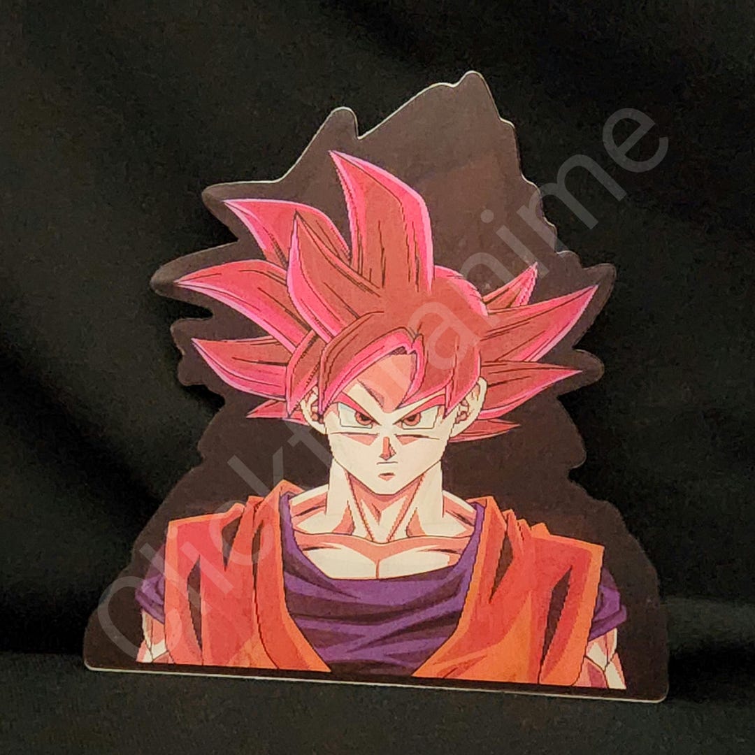 Dragon Ball Gogeta Goku Super Saiyan 3D Moving Sticker Anime Lenticular ...