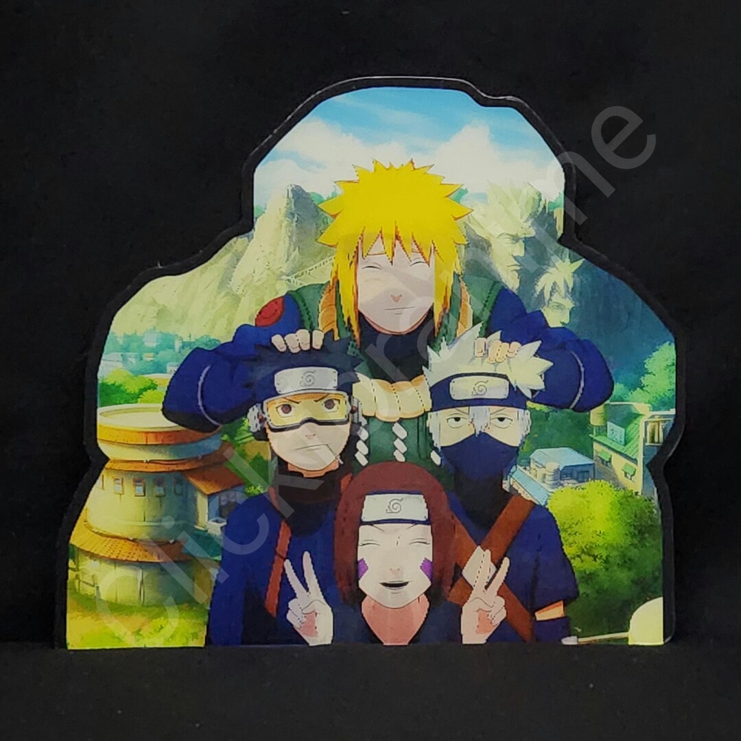 Team 7 Kakashi Minato 3D Moving Sticker Head Lenticular Decal - Etsy