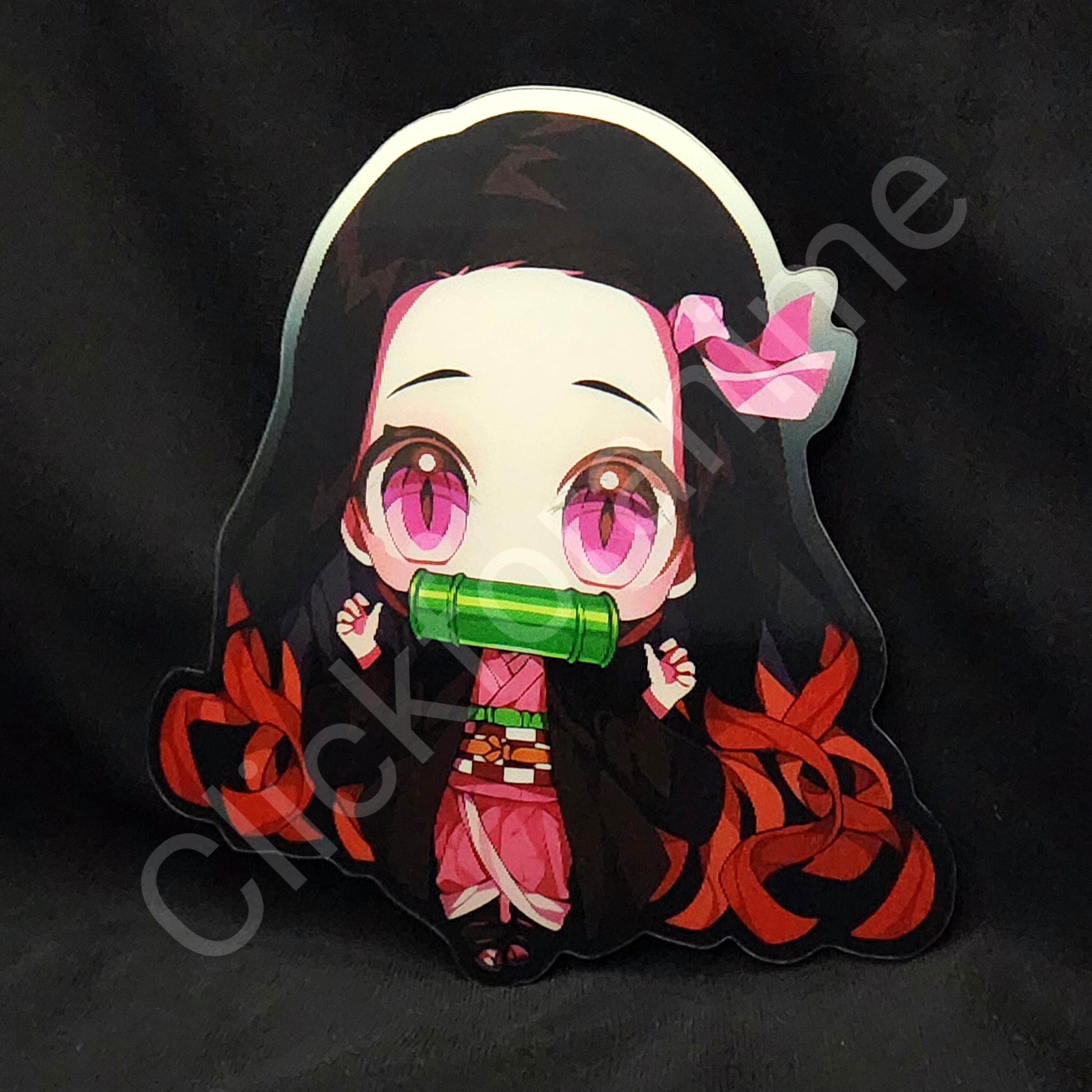 Nezuko Kamado 3D Motion Moving Sticker Lenticular Anime Cute Decal - Etsy