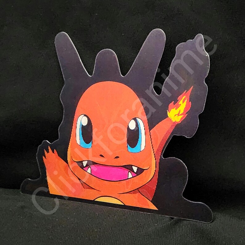 Charmander, Charmeleon, Charizard 3D Moving Sticker Lenticular Decal - Etsy