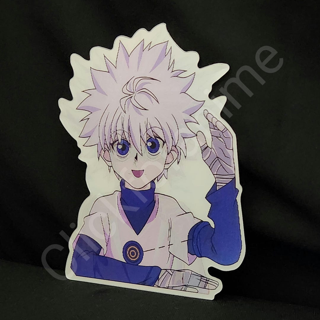 Hunter X Hunter Killua Zoldyc 3D Moving Sticker Lenticular Car Laptop ...