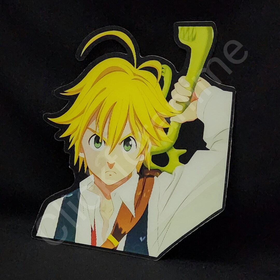 The Seven Deadly Sins Meliodas 3D Moving Sticker Anime Manga Lenticular ...