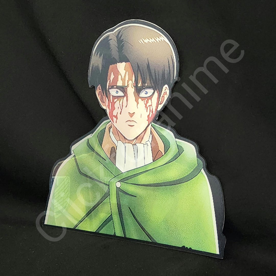 Attack on Titan: Levi Ackerman 3D Motion Moving Sticker Anime Manga ...