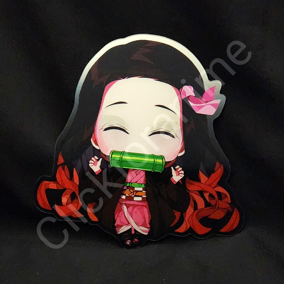 Nezuko Kamado 3D Motion Moving Sticker Lenticular Anime Cute Decal - Etsy