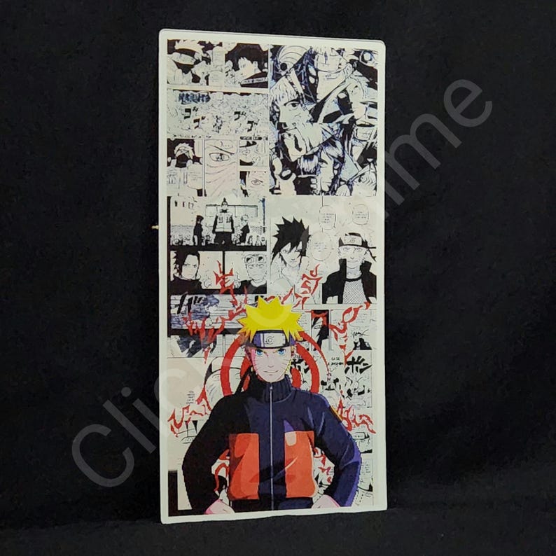 Naruto Shippuden: Naruto Pain Manga Style 3D Moving Sticker Lenticular ...