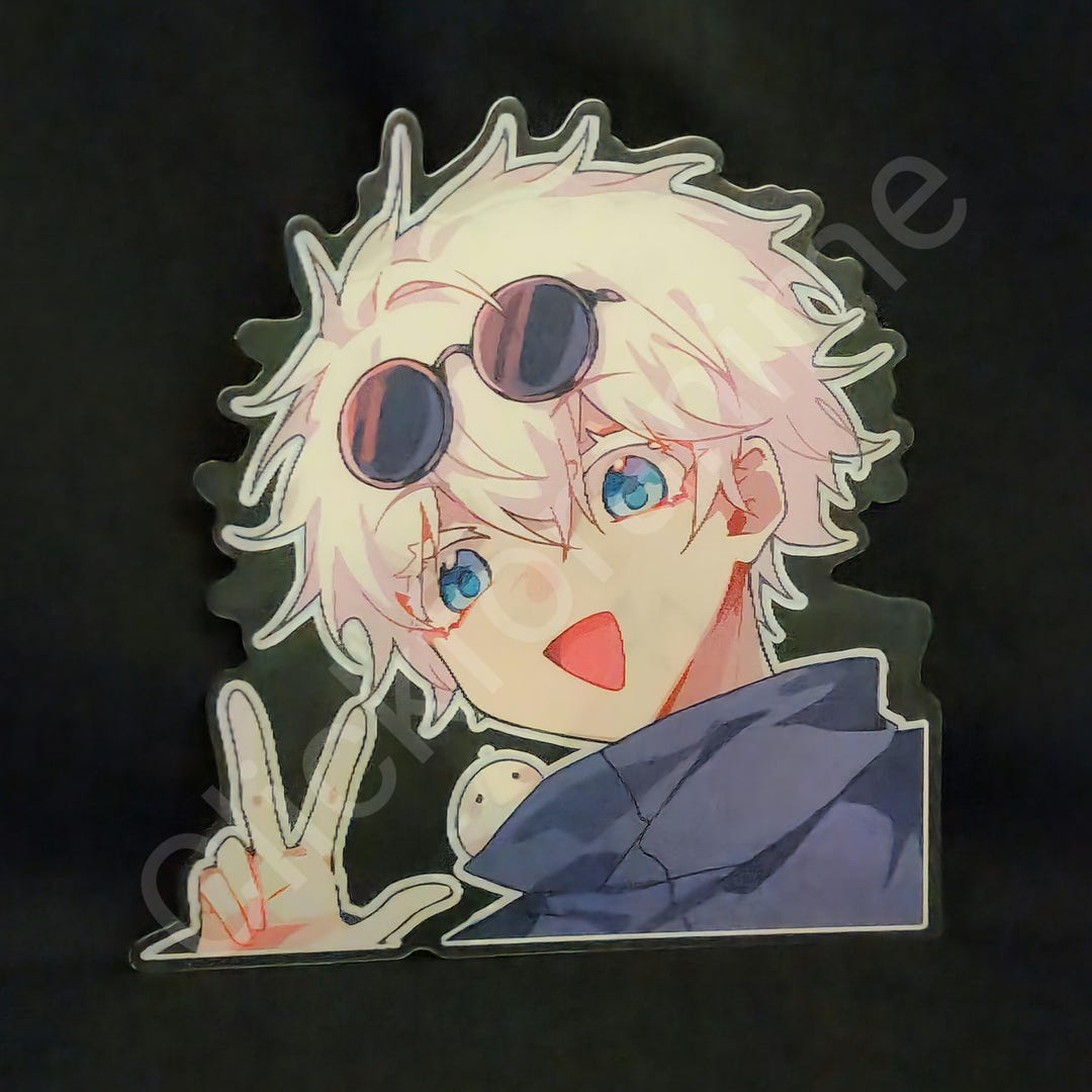 Jujutsu Kaisen: Satoru Gojo 3D Moving Sticker Anime Manga Lenticular ...