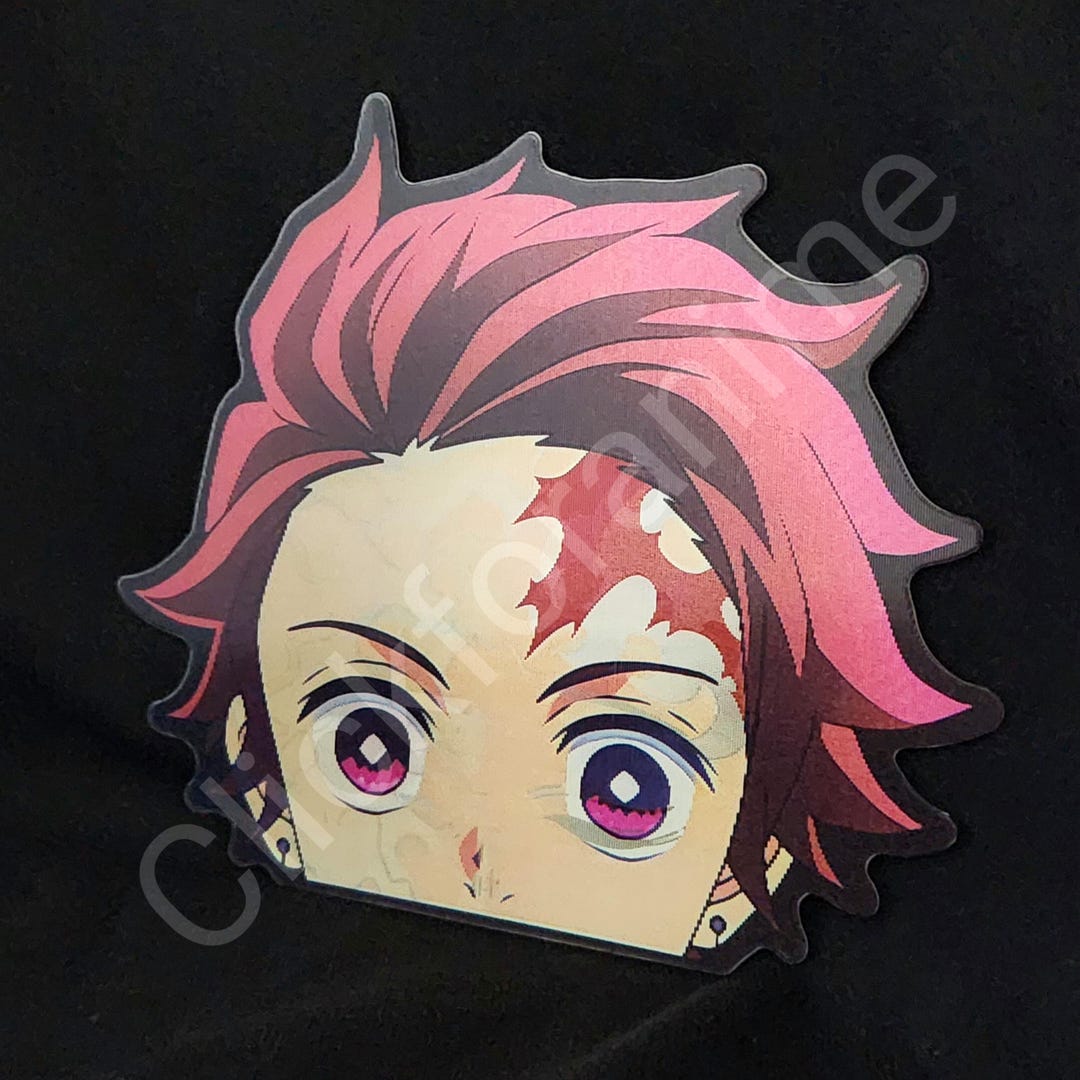 Demon Slayer: Tanjiro Kamado 3D Motion Moving Sticker Lenticular Anime ...
