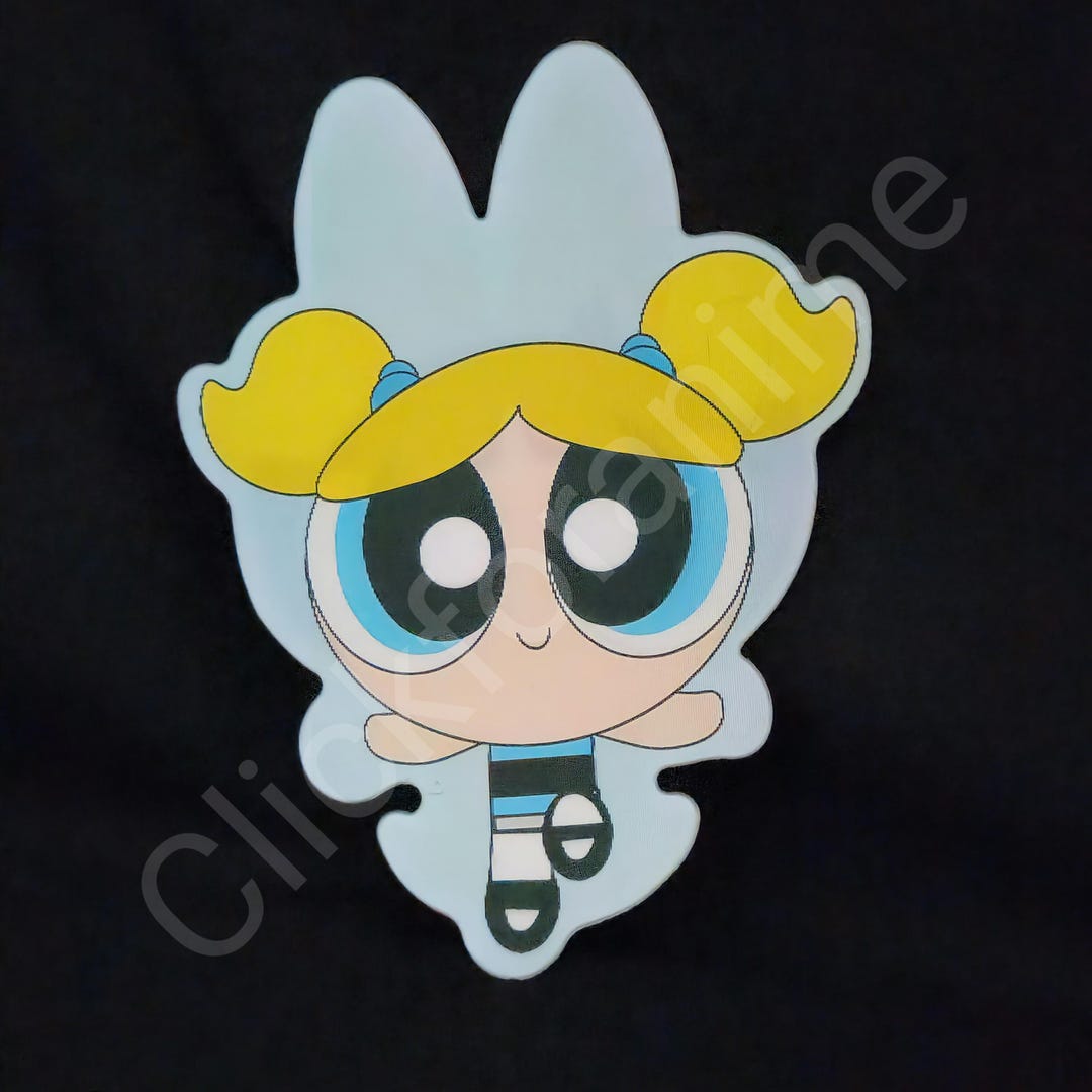 Powerpuff Girls: Bubbles Buttercup Blossom 3D Moving Sticker Lenticular ...