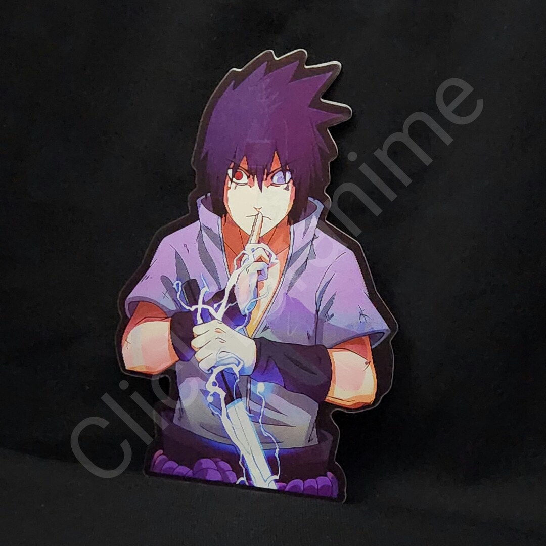 Sasuke Uchiha 3D Moving Sticker, Anime Manga Lenticular Decal - Etsy