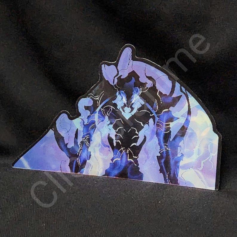 Solo Leveling Sung Jin-woo 3D Moving Sticker Lenticular Decal Detailed ...