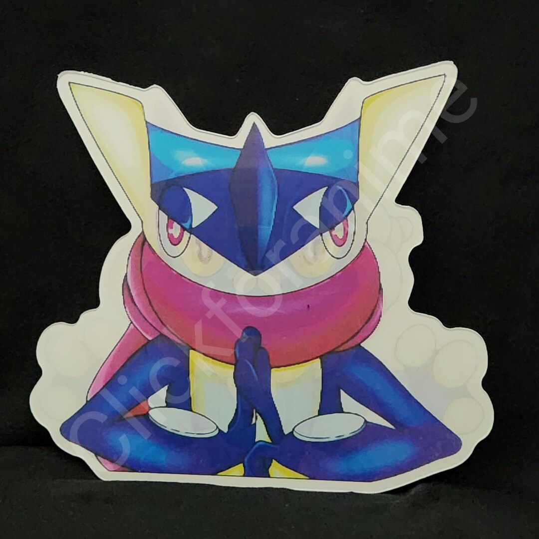 Pokemon: Greninja Frogadier Froakie 3D Moving Car Sticker Lenticular ...