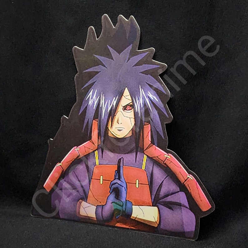 Naruto Shippuden: Madara Uchiha 3D Moving Sticker, Anime Lenticular Car ...