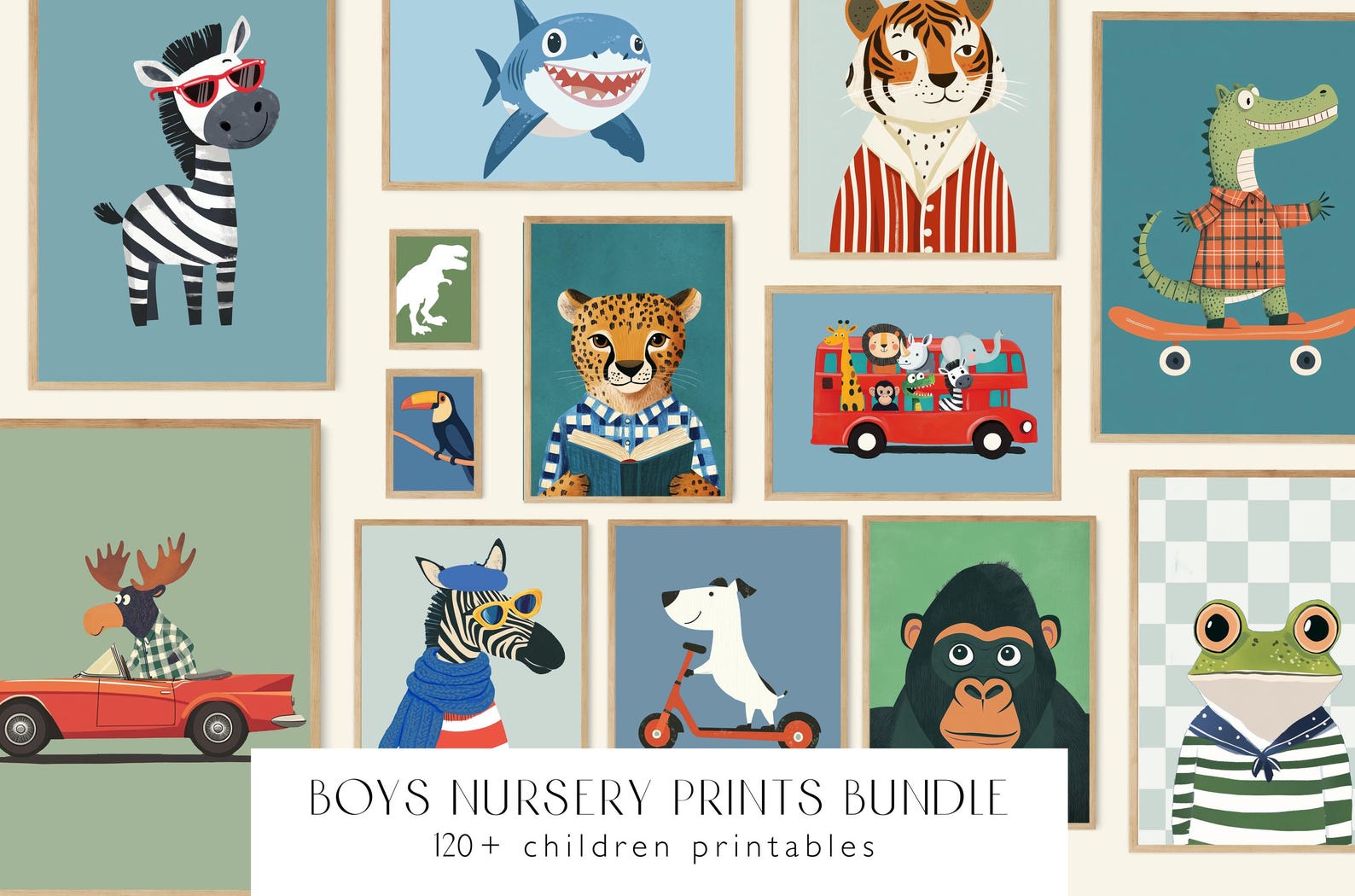 Nursery Prints Bundle of 590 - Kids Room Minimalistic Wall Art ...