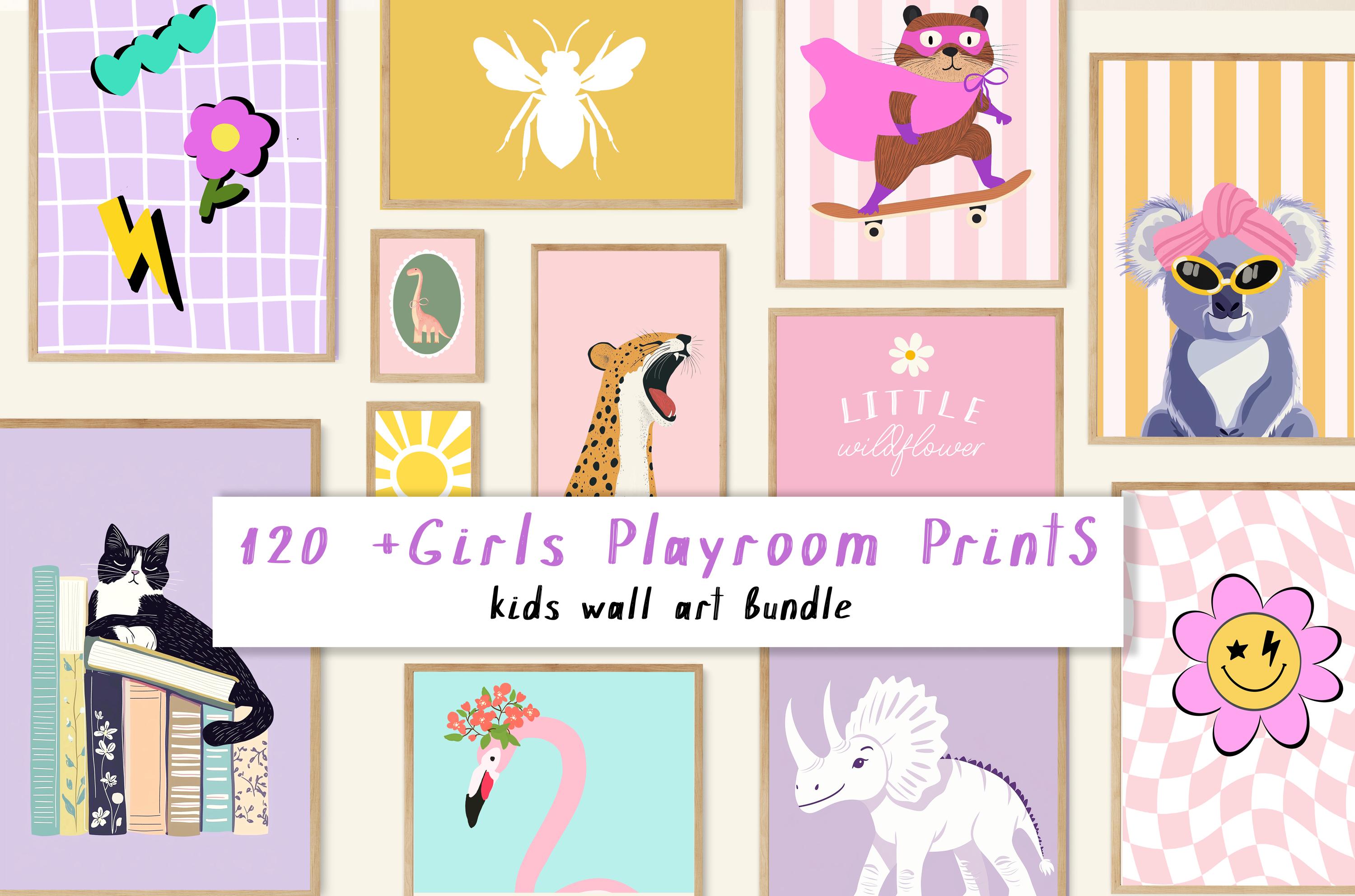 Nursery Prints Bundle of 590 - Kids Room Minimalistic Wall Art ...
