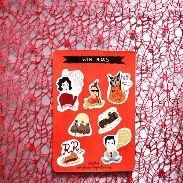 Twin Peaks Sticker - Etsy