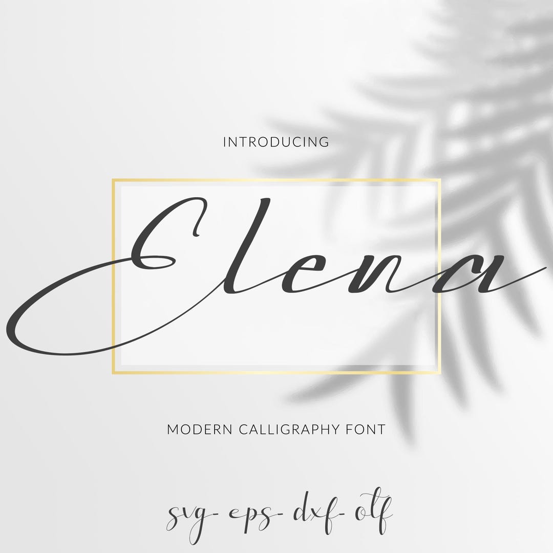 Calligraphy Letters SVG, Cursive Font Otf Wedding Font Beauty Font Svg ...