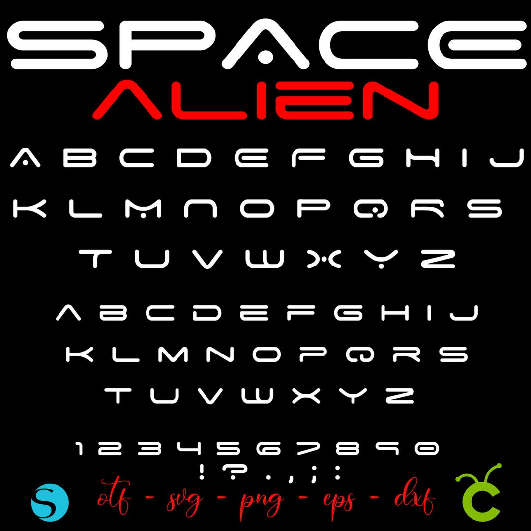 Space Font Otf, Space Letters SVG, Space Svg Letters Cricut Cosmic ...
