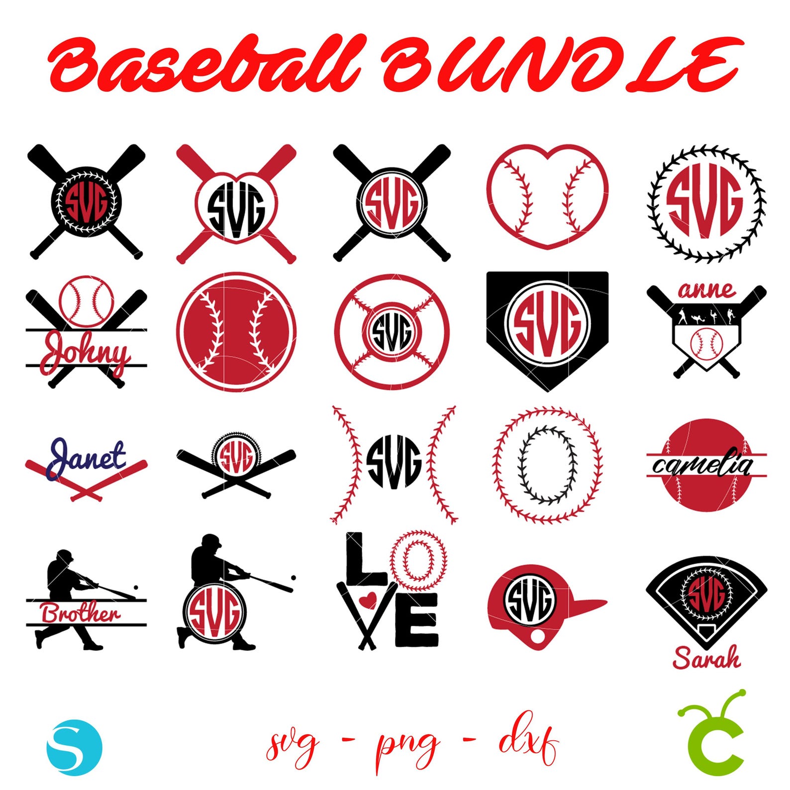 Baseball SVG Bundle, Baseball Svg Cricut, Baseball Vector Svg, Baseball ...