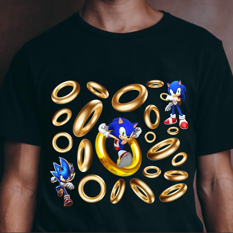 Sonic Rings Png Bundle, Sonic Png, Sonic Birthday, Sonic Clipart Png ...