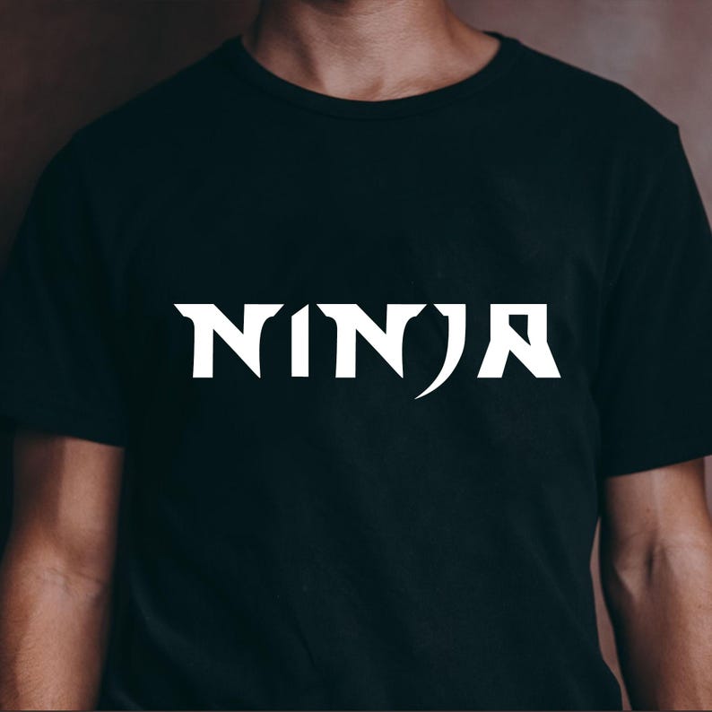 Ninja Font OTF, Ninja Letters SVG Cricut, Ninja Font Svg, Ninja ...