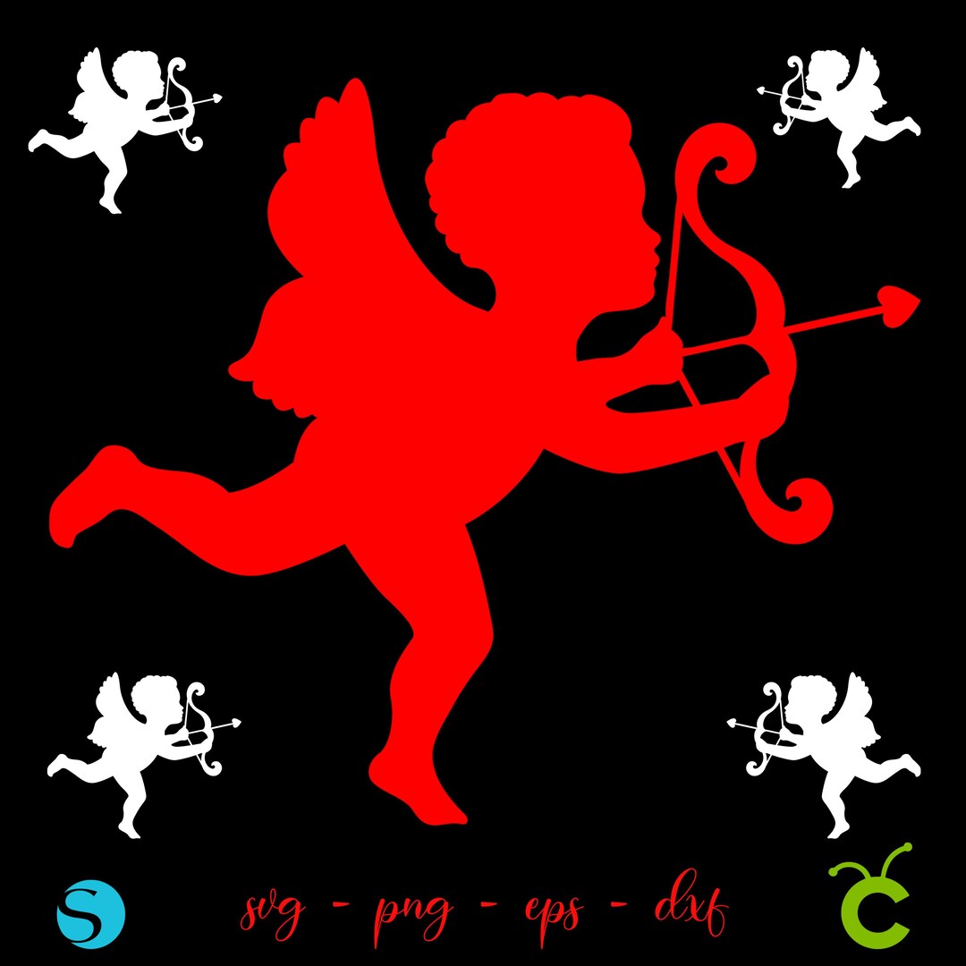 Cupid Svg Cricut Files, Cupid PNG Clipart, Cupid Cricut Svg, Cupid ...