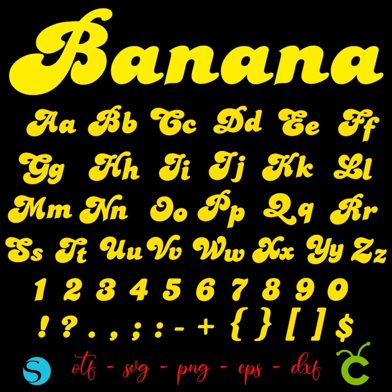 Savannah Bananas Font - Etsy