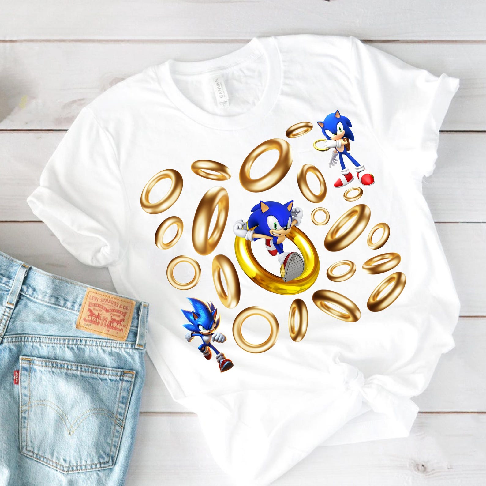 Sonic Rings Png Bundle, Sonic Png, Sonic Birthday, Sonic Clipart Png ...