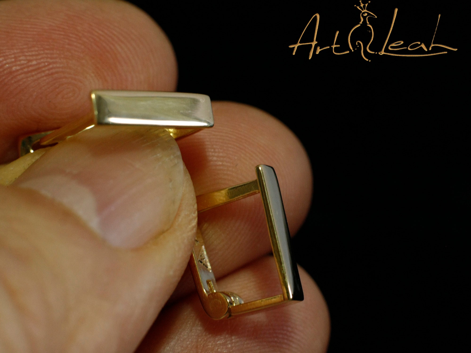 Bar Gold Earrings With Latch Back Closure Simple and Stylish - Etsy